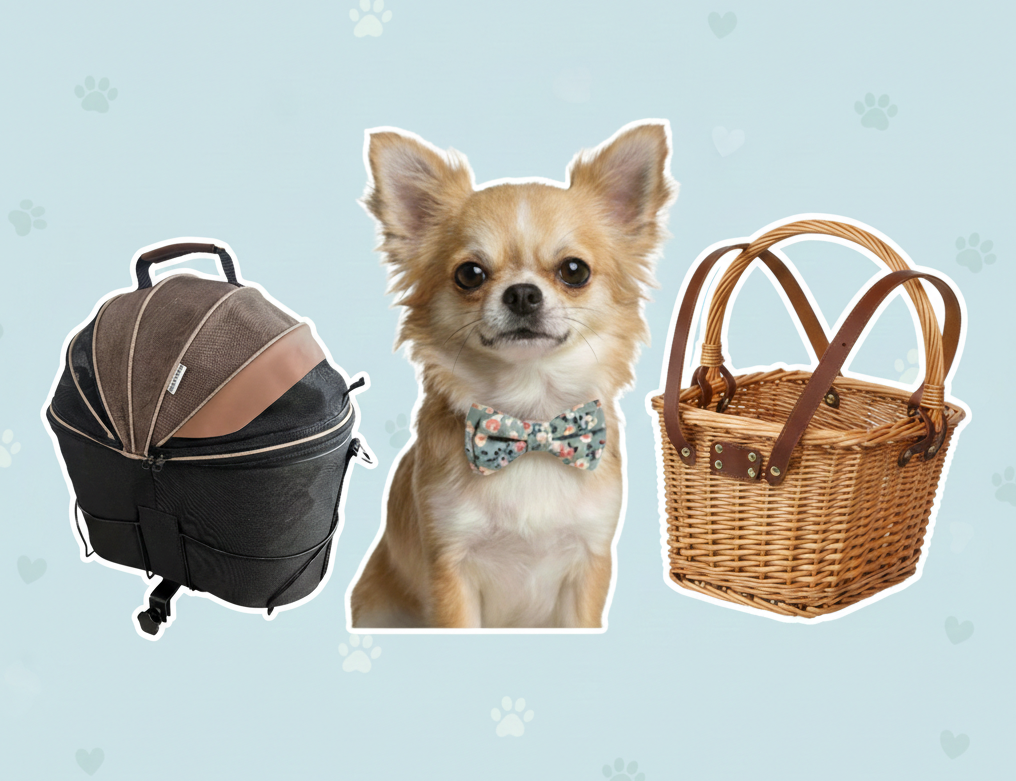 Panier vélo chien : avant ou arrière ? Le guide de Mon Petit Chihuahua